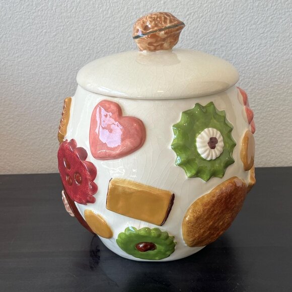 Los Angeles Potteries | Kitchen | Cookies All Over Cookie Jar Los ...